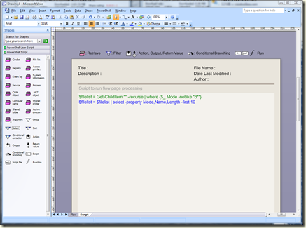 Under The Stairs: PowerShell For Visio